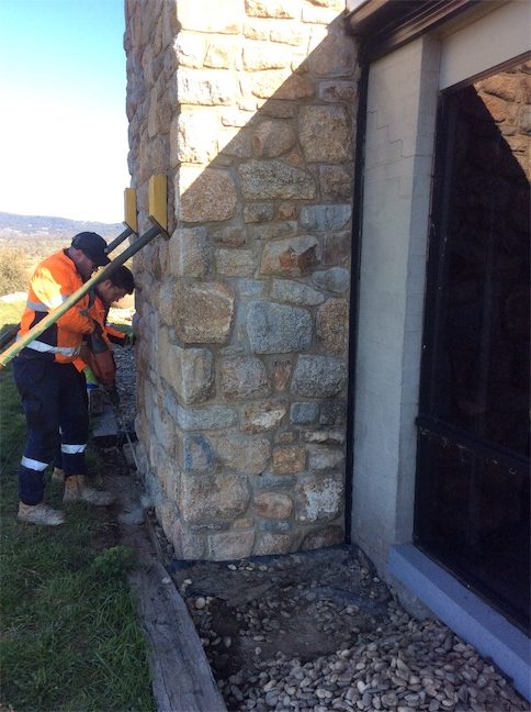 Stone Chimney Re-positioning at Jindabyne | Mainmark