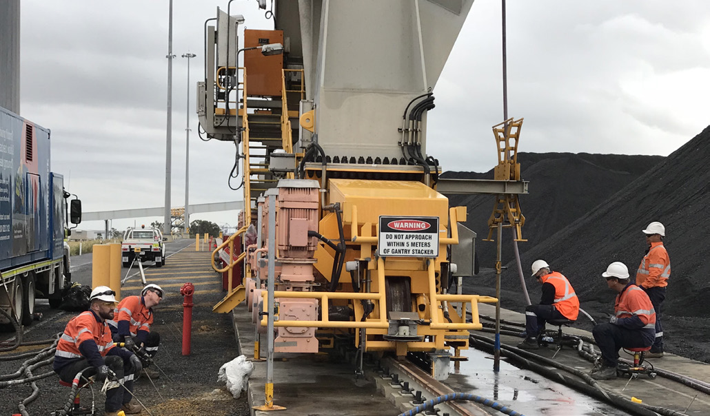 Sonic Drilling to Address Rail Line Settlement Coal Export Terminal