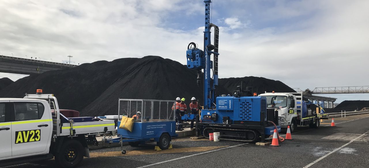 Sonic Drilling to Address Rail Line Settlement Coal Export Terminal