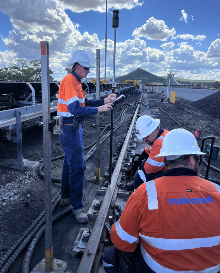 Reclaimer Rail Footing Support & Level Correction | Mainmark